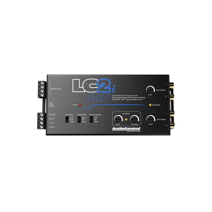 LC2i PRO 2-Channel Line Output Converter w/AccuBASS — AudioControl