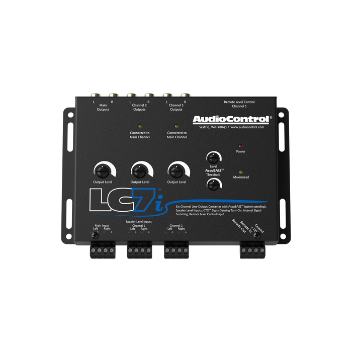 LC7i 6-Channel Line Output Converter w/AccuBASS — AudioControl