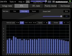 DM-RTA Real Time Analyzer Multi-Test Tool — AudioControl
